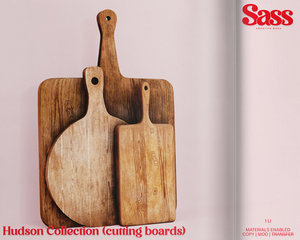 Second Life Marketplace - Sass [Hudson Collection] Cutting Boards